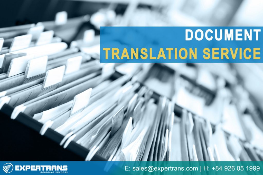 Document Translation Service - TOP 500 Fortune's choice