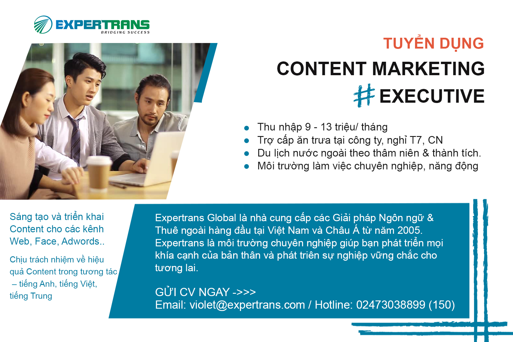 [HN] Biên dịch viên Full-time/ Part-time - Công ty Dịch Thuật & Phiên ...